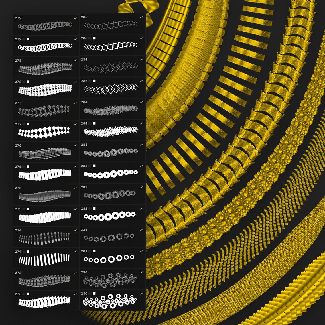 100 Procreate 2D Sequins Sparkle Brushes | Glitter Procreate Brushes ...