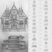 120 Procreate Buildings Sketches Stamp Brushes | Architecture Procreate ...
