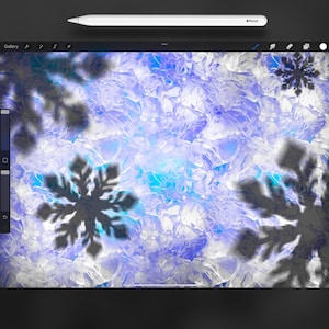 150 Procreate Ice Textures | Clear Ice Procreate Texture Seamless Brushes | Procreate Cracked ...