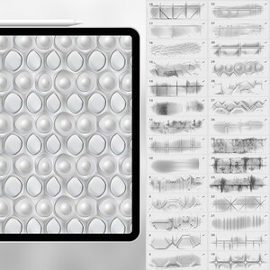 200 Procreate Metallic Panel Textures | Procreate Metallic Tiles ...