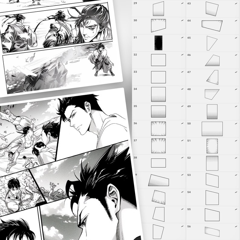 100+ Procreate Comic Storyboard Template Builder | Procreate Comic Pop ...