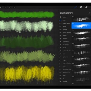 120 Procreate Forest Brushes, Procreate Tree Brushes, Procreate Palm ...