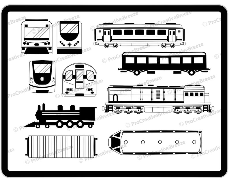 26 Procreate Train Track Brushes Procreate Train Track - Etsy