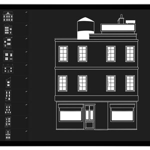 30 Building Maker Brush for Procreate, Street Builder Stamps for ...