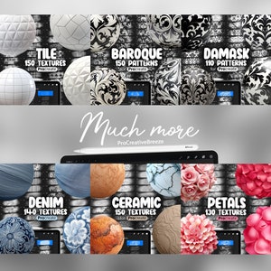 150 Procreate Ceramic Textures | Smooth Ceramic Procreate Texture ...