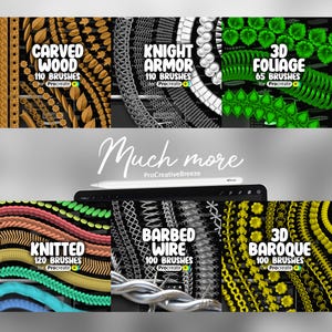 110 Procreate Knight Armor Brushes | Procreate Chainmail Brushes | Procreate Plate Armor Brushes ...