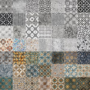 230 Procreate Mosaic Textures | Fresco Procreate Seamless Pattern ...