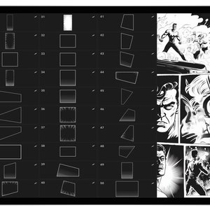 100 Procreate Comic Storyboard Template Builder Procreate - Etsy