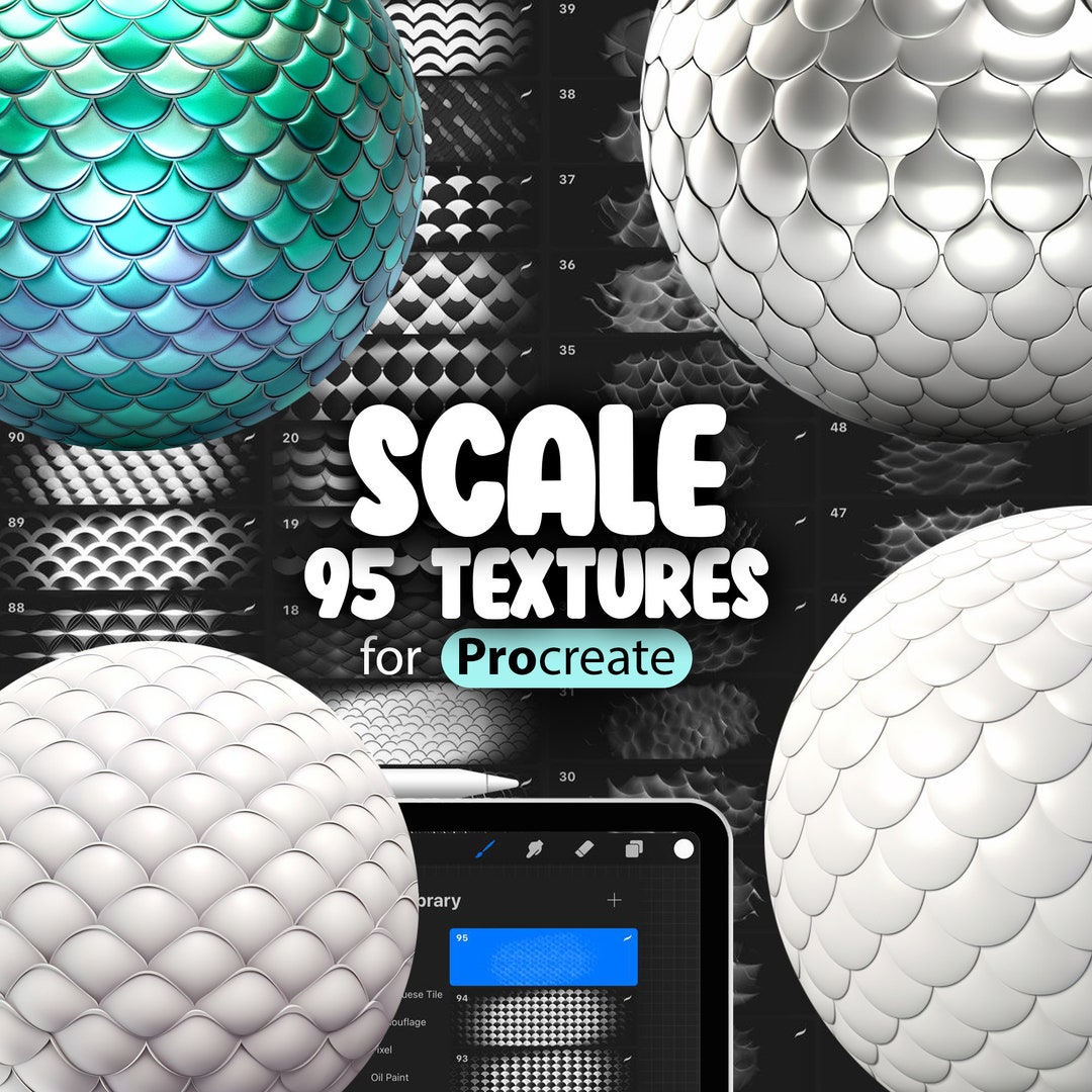95 Procreate Scale Textures Fish Scale Procreate Texture - Etsy Australia