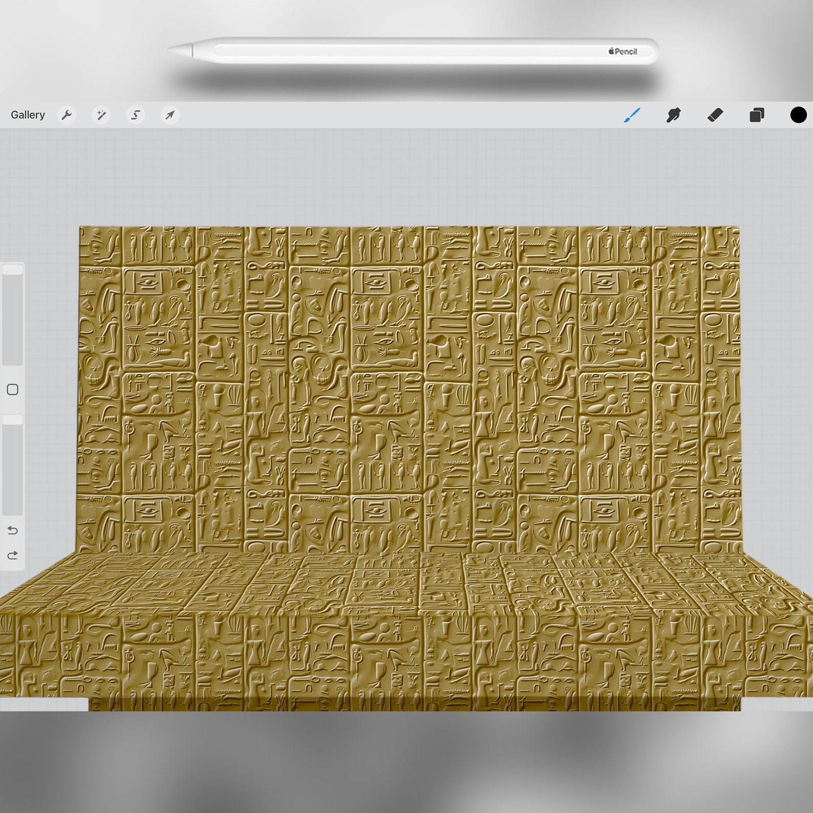 150 Procreate Hieroglyphs Textures | Procreate Mayan Hieroglyphs Brush ...