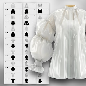 120 Procreate 3D Blouses Stamp Brushes | Procreate Blouses | Procreate ...