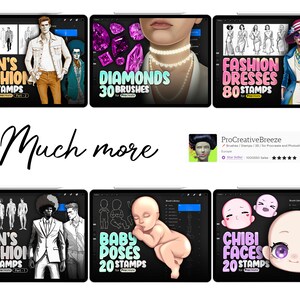 20 Procreate Baby Poses Stamp Brushes, Procreate Baby Body Guides, Baby ...