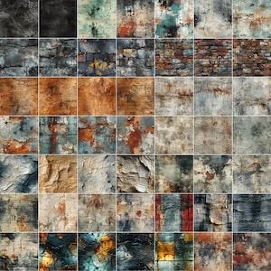 130 Procreate Grunge Textures | Grunge Procreate Texture Seamless ...