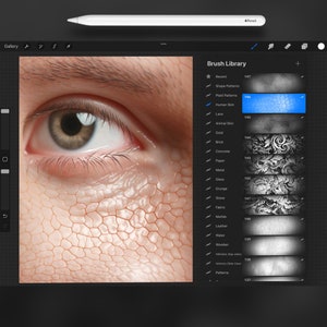 150 Procreate Human Skin Texture | Realistic Skin Material Procreate Seamless Brushes ...