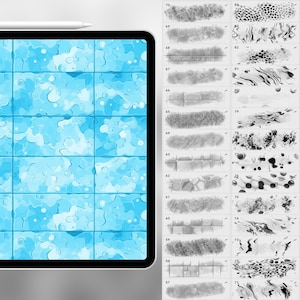 80 Procreate Pool Water Textures | Water Procreate Seamless Pattern ...