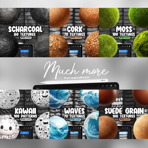 100 Procreate Kawaii Patterns | Kawaii Faces Procreate Texture Seamless Brushes | Procreate ...