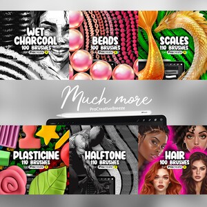 100 Procreate 3D Beads Brushes | Procreate Beadwork Brushes | Procreate ...