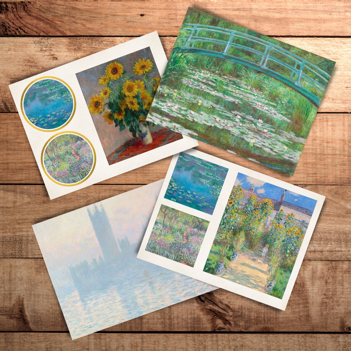 15 Claude Monet Inspired Printable Pages | Scrapbooking | Ephemera ...