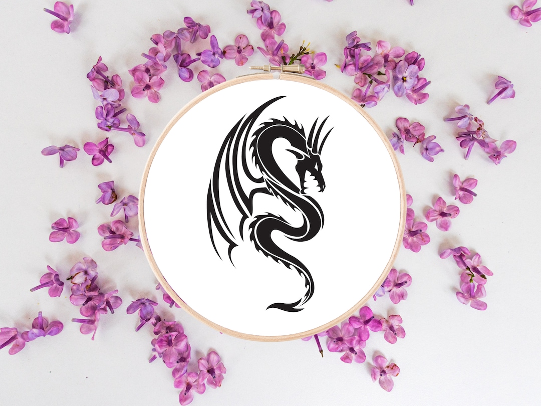 Dragon Embroidery | Fantasy Embroidery | Beginner Embroidery | Hand ...