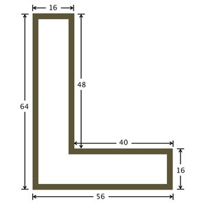 Outdoor Wooden L-shaped Corner Planter Box 64x16inches Garden Planter ...