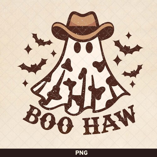 Howdy Ghouls Png Western Halloween Design Cowboy Ghost Png - Etsy