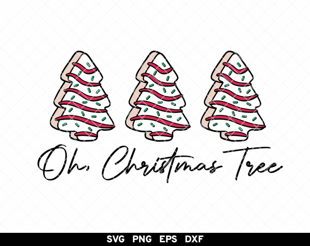 Oh Christmas Tree Svg, Christmas Tree Cake Png, Oh Christmas Tree Cake ...
