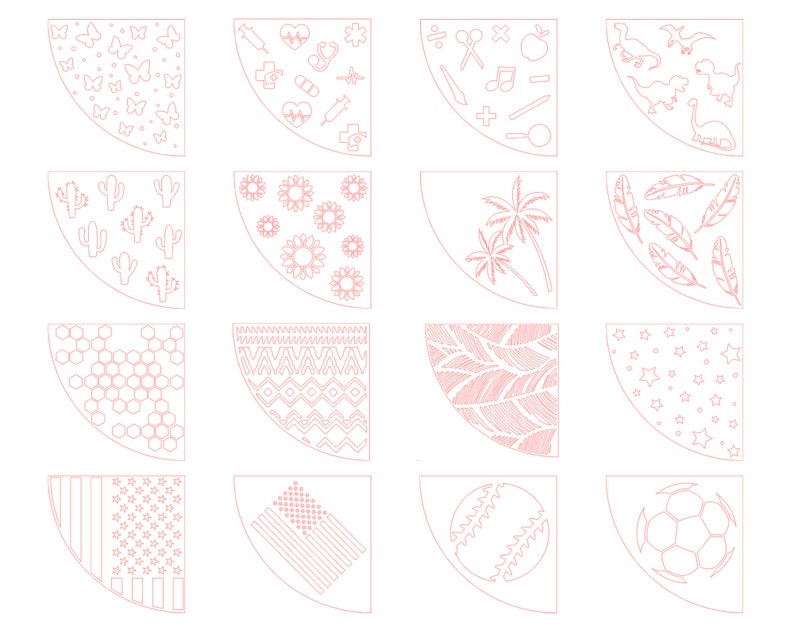 Bleach Stencil Svg Sleeve Stencil Svg Bleaching Stencils - Etsy