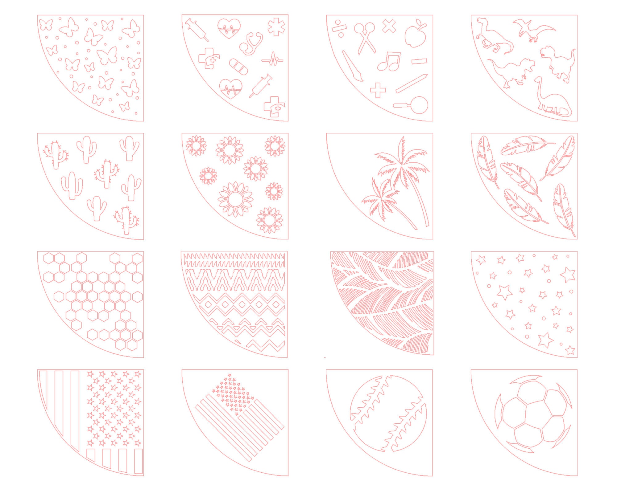 Bleach Stencil Svg, Sleeve Stencil Svg, Bleaching Stencils Digital ...