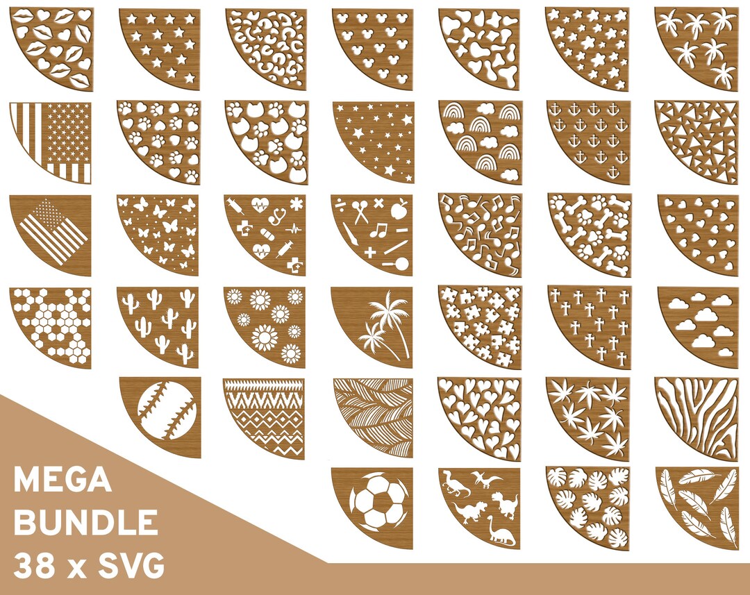 Mega Bundle Bleach Templates Svg, Sleeve Stencil Svg, Bleaching ...