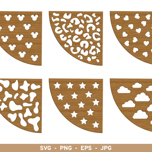 T-shirt Sleeve Stencil Template SVG LASER File 12 Designs - Etsy