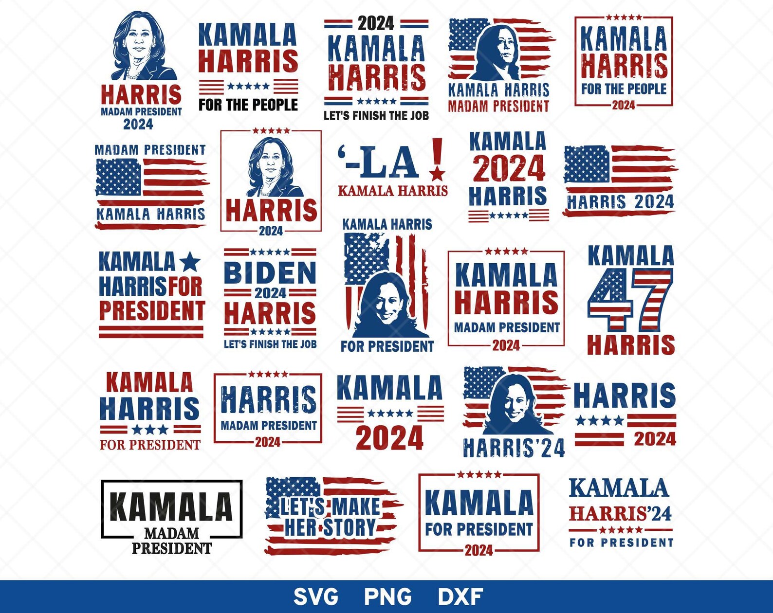Kamala Harris Svg, Kamala Harris 2024 Design, Kamala for President Svg ...