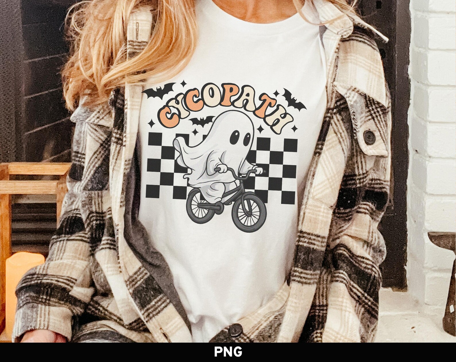 Cycopath Png, Ghost on a Bicycle Png, Cool Ghost Sublimation, Retro ...