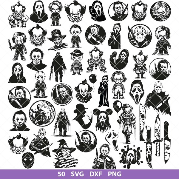 Horror Movie Svg - Etsy