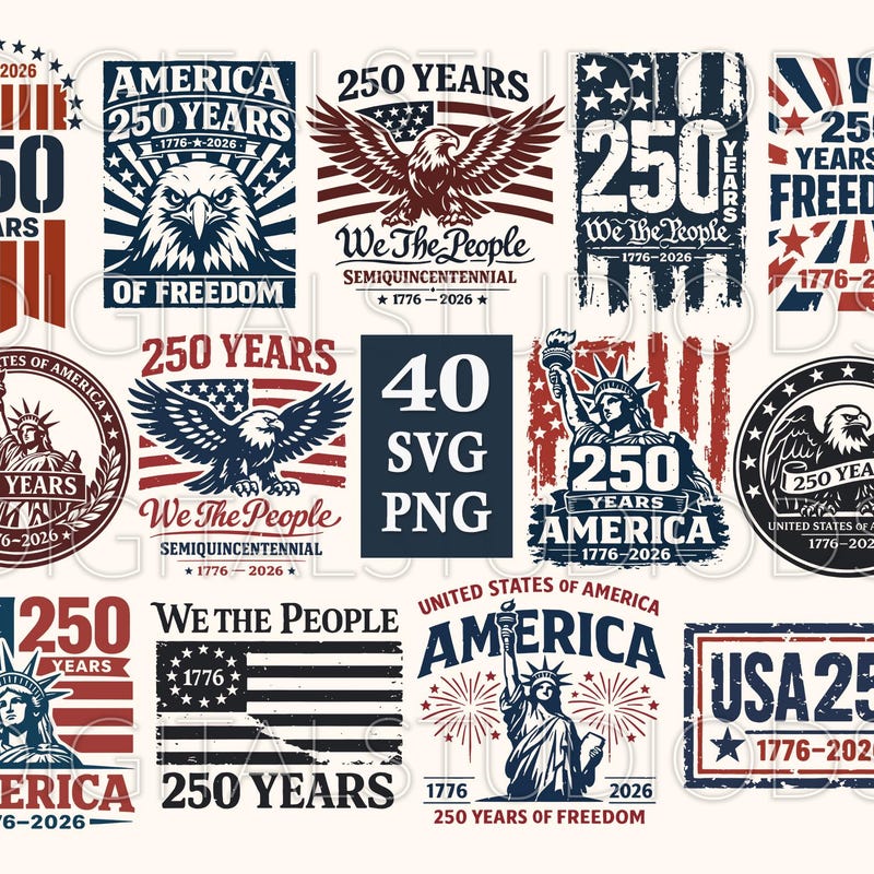 Usa 250 Anniversary Svg - Etsy