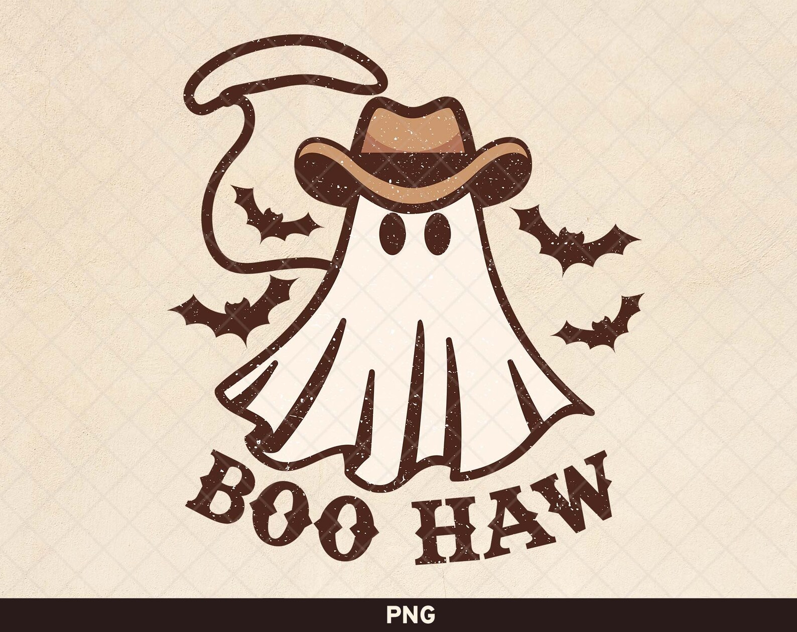 Boo Haw Png Retro Halloween Design Western Halloween - Etsy