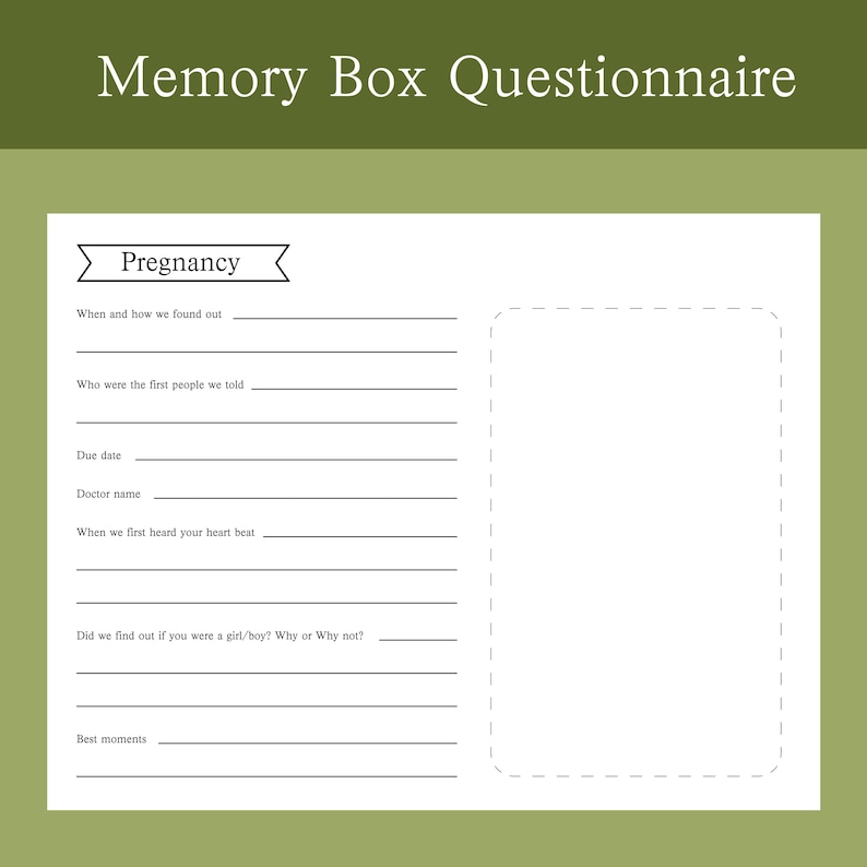 Printable School Memory Box Kit | Kids Keepsake Organizer | File Folder ...