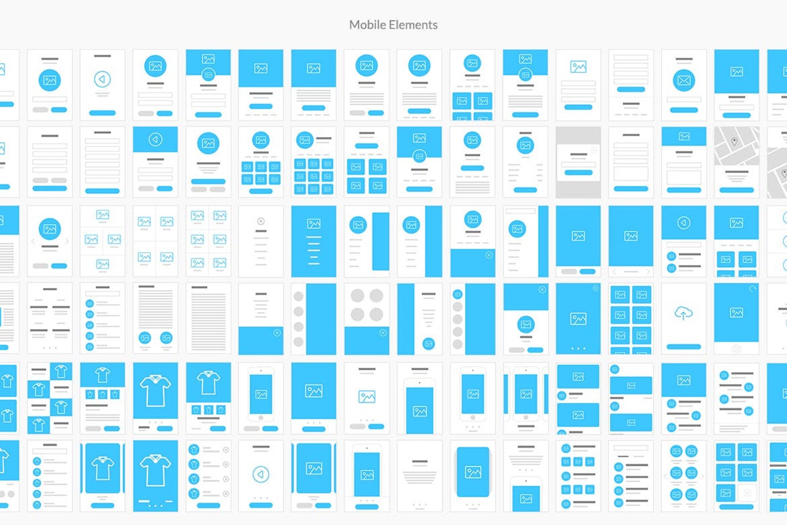 UX/UI Flow Chart Wire Frame Template - Site Map for Website Design ...