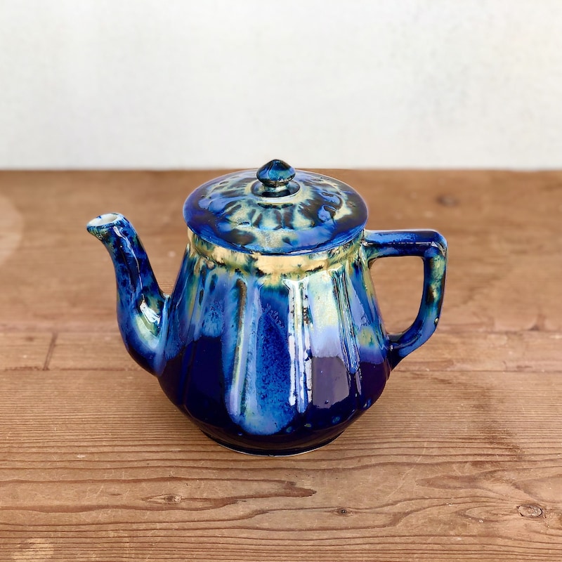 Blue Teapot - Etsy