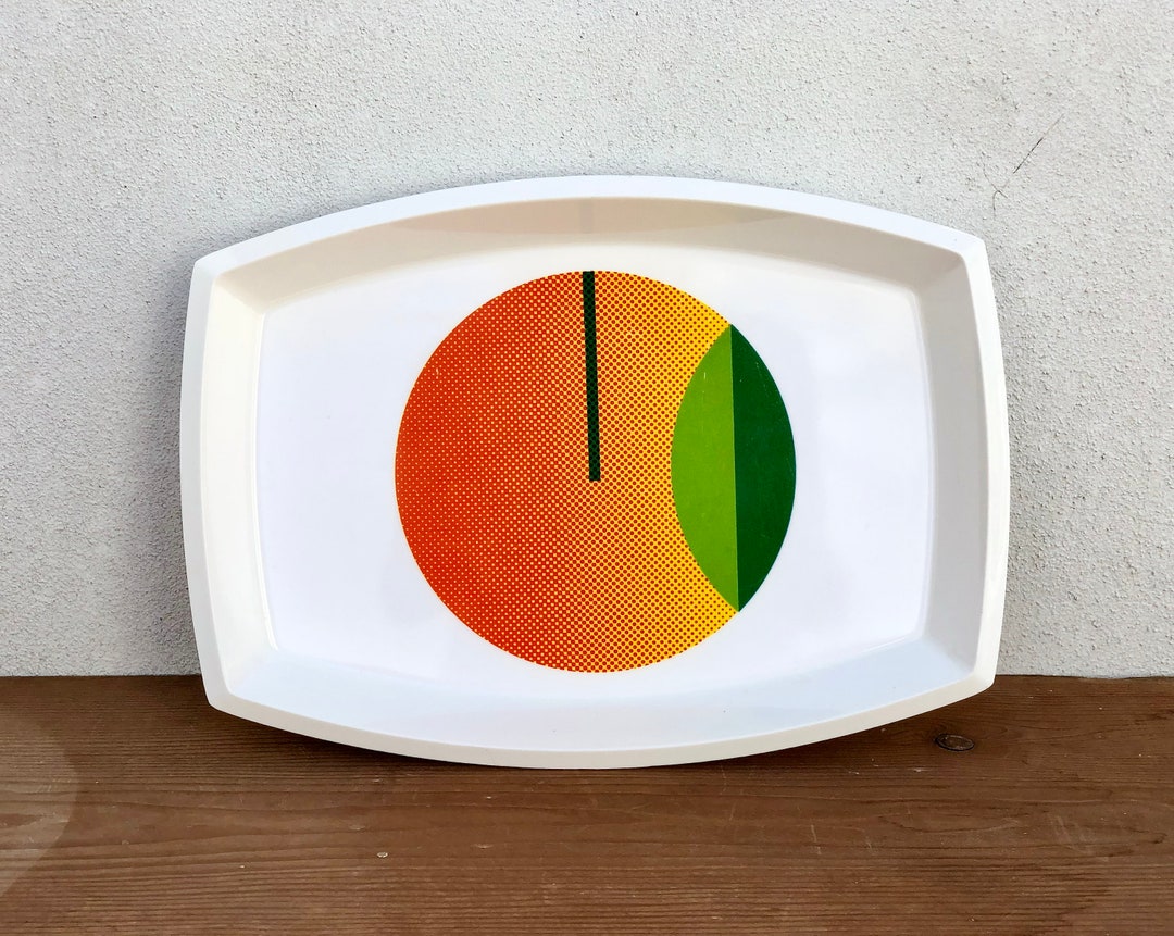 RARE Vintage Serving Tray, Branded "melamina Style", for Food, 70s ...