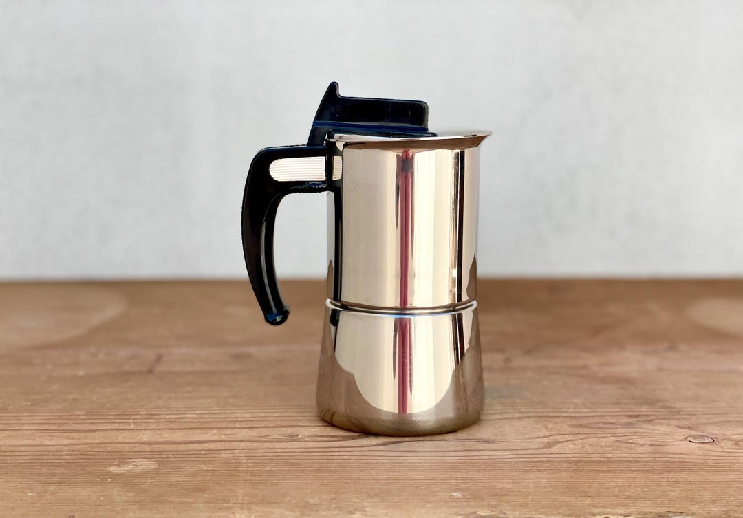 Vintage "miss Lavazza" Coffee Maker (3 Cups), in Stainless Steel, 80s ...
