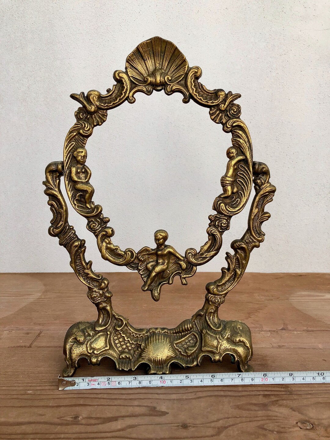 Vintage Tilting Frame for the Mirror, in Baroque Style, Vintage Tilting ...