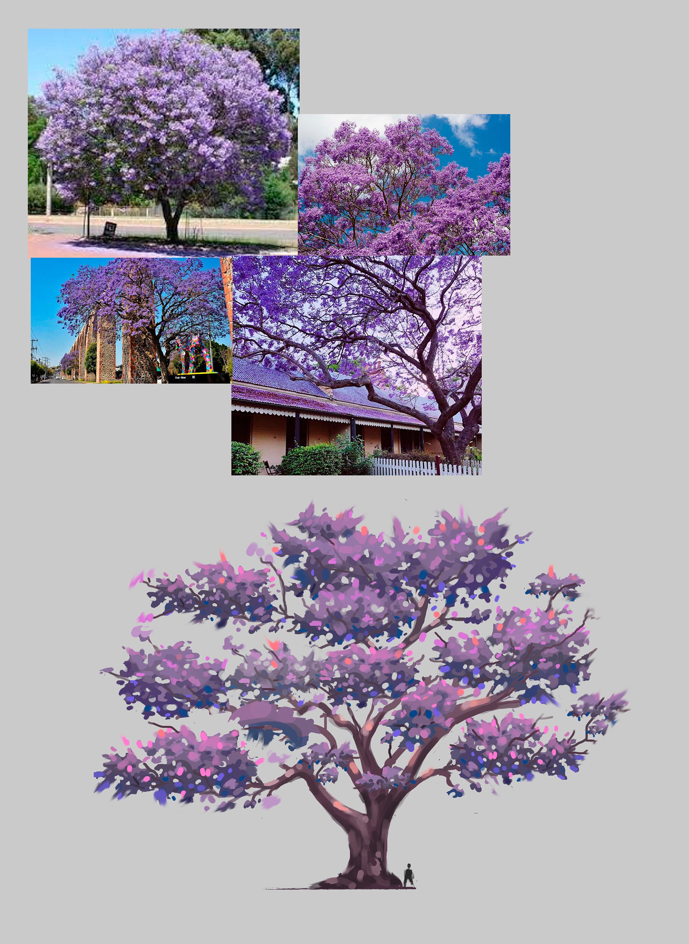 Paint Trees Art Tutorial / Step by Step / Digital Art / How To - Etsy