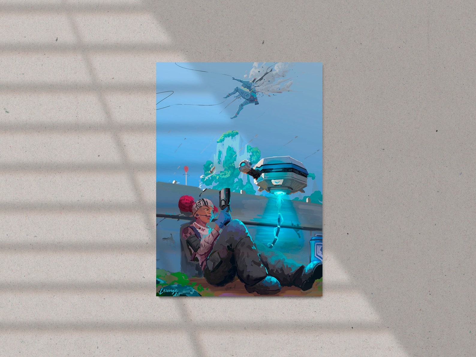 Apex Legends Inspired Poster Apex Inspired Video Game Lifeline ...