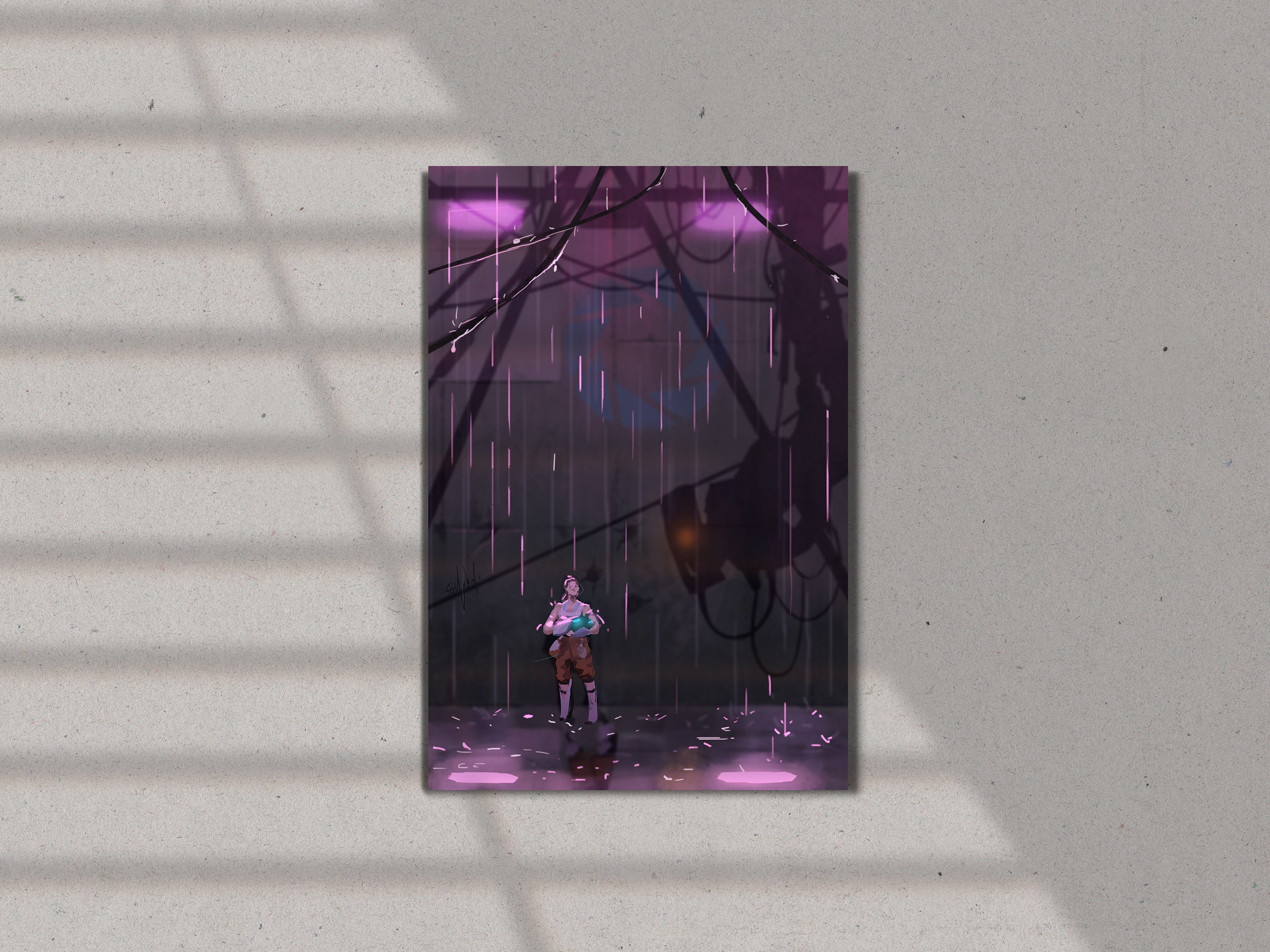 Portal 2 Inspired Poster | Portal Inspired Video Game | Portal Chamber ...