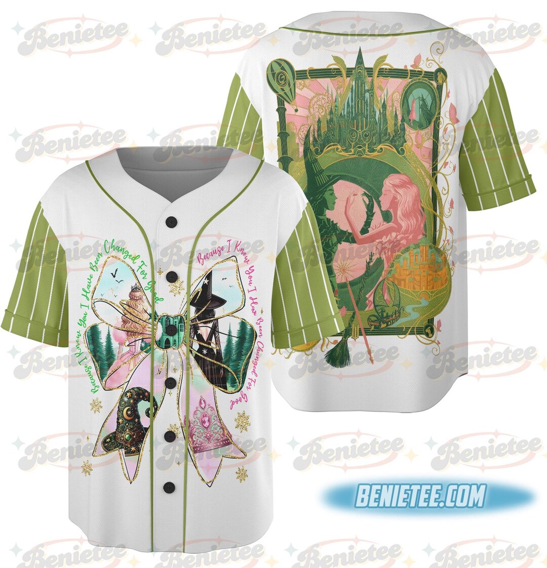 Wicked Elphaba Glinda Baseball Jersey, Universal Exclusive 2025 - Etsy