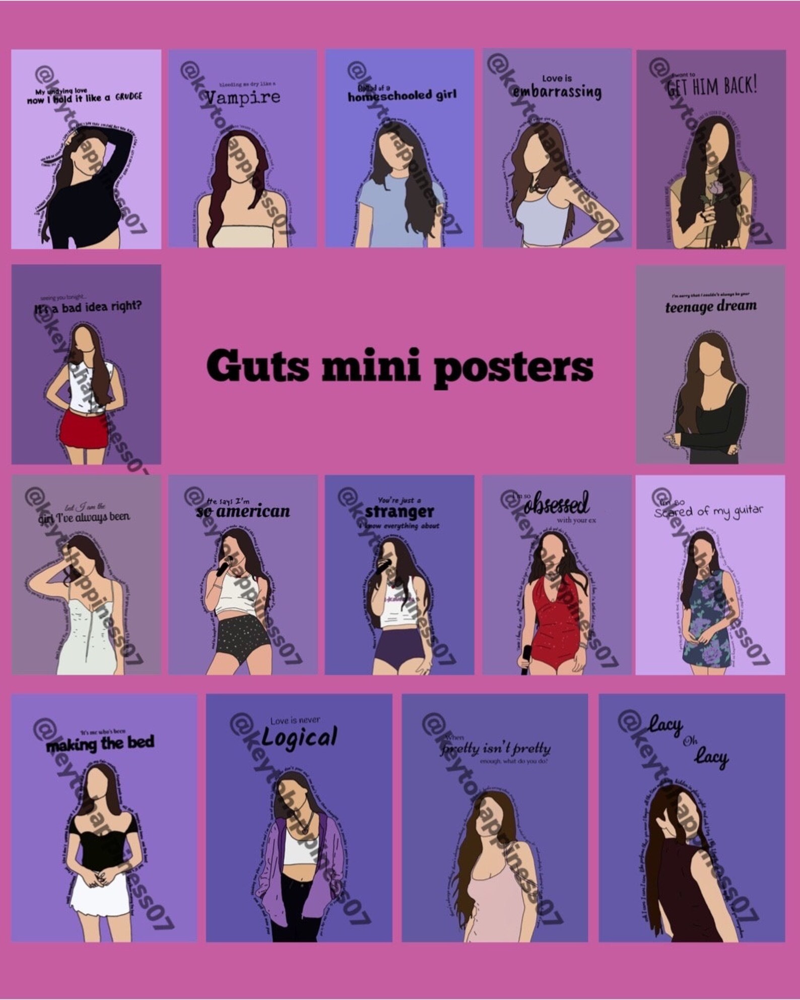 Guts Mini Posters 4x6 - Etsy