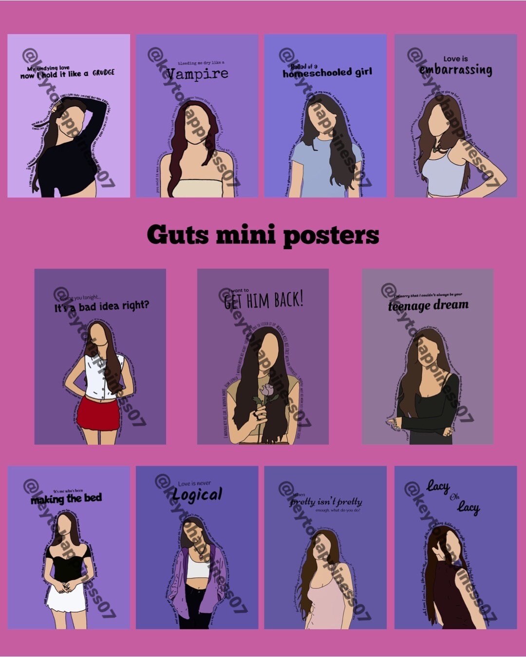 Guts Mini Posters 4x6 - Etsy