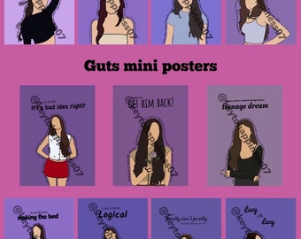 Personalized Guts Tour Mini Posters 4x6 - Etsy