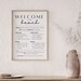 Beach House Welcome Sign Vacation Rental Editable Template - Etsy