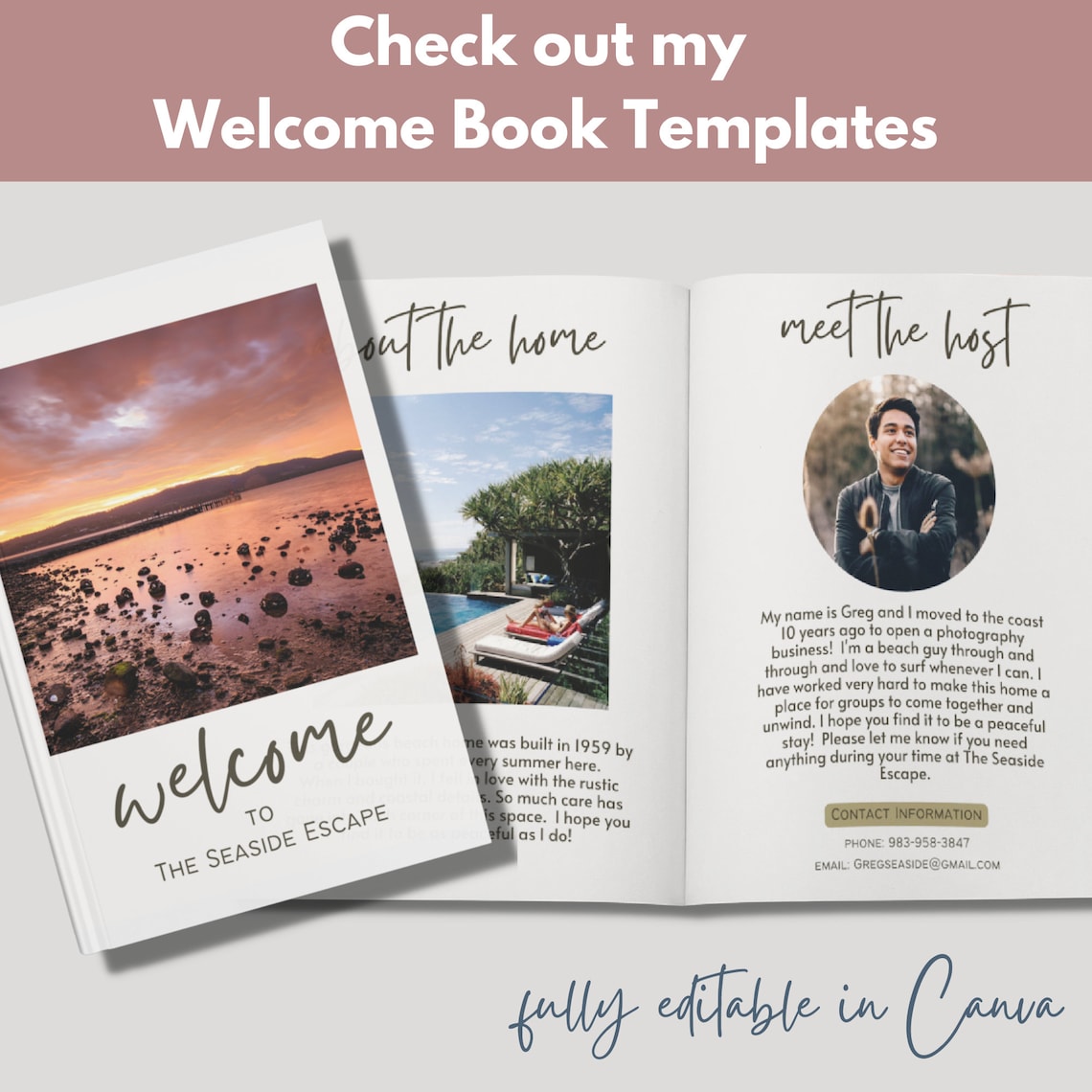 VRBO Welcome Sign Template: House Rules, Wifi (PDF) - Etsy